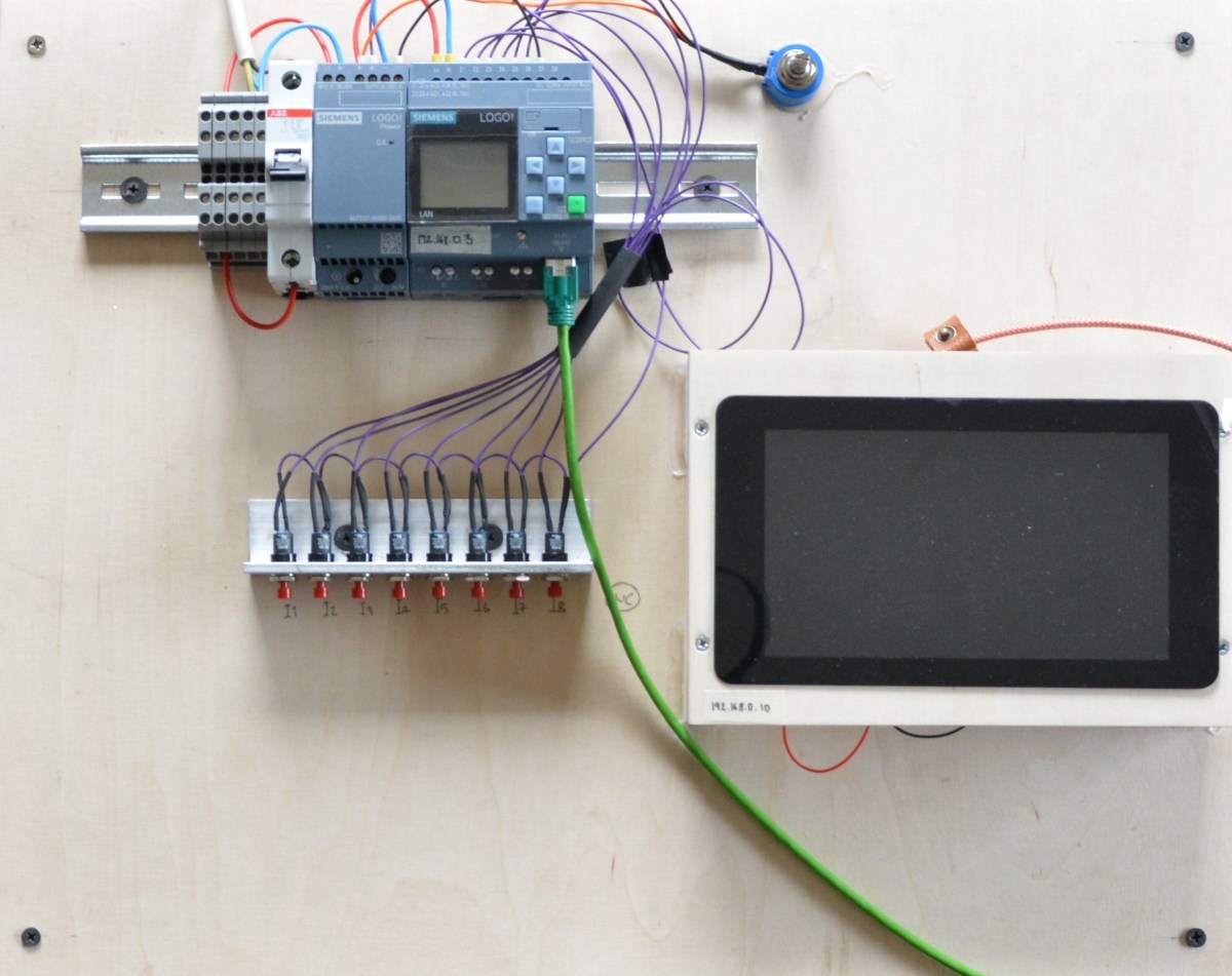 Interfacing with Logo 8 using Modbus TCP – Experimentations